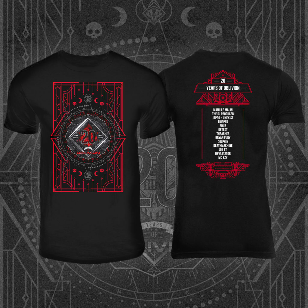 LTD Edition “20 Years Of Oblivion” TSHIRT – Oblivion Underground